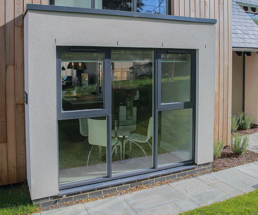 Contemporary Alu-Clad Windows and Doors - Lomax & Wood