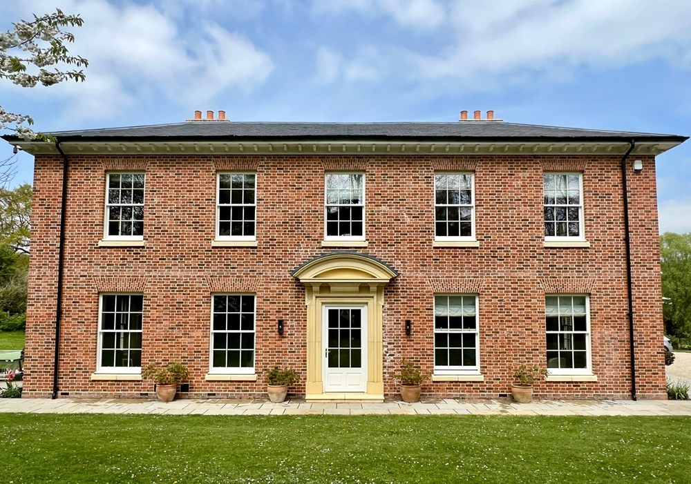 Timber Box Sash Windows for Cambridgeshire Country Home - Lomax & Wood