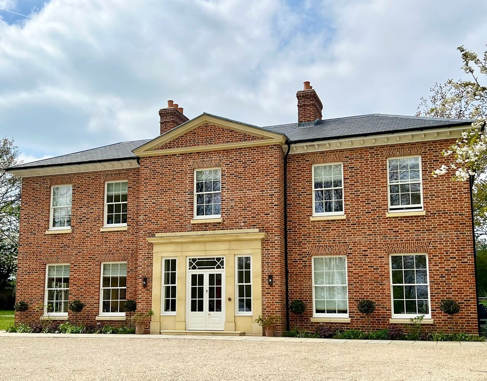 Timber Box Sash Windows for Cambridgeshire Country Home - Lomax & Wood