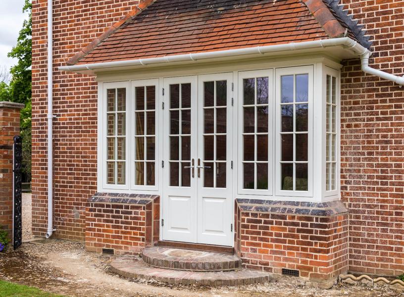 External Wooden French Doors - Lomax & Wood